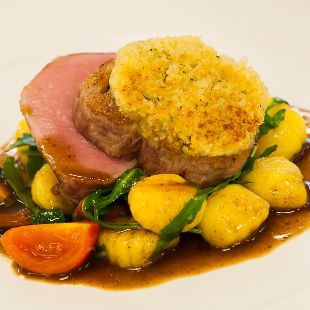 Rezept - Kalbsfilet auf Erdäpfel-Rucola-Gnocchi